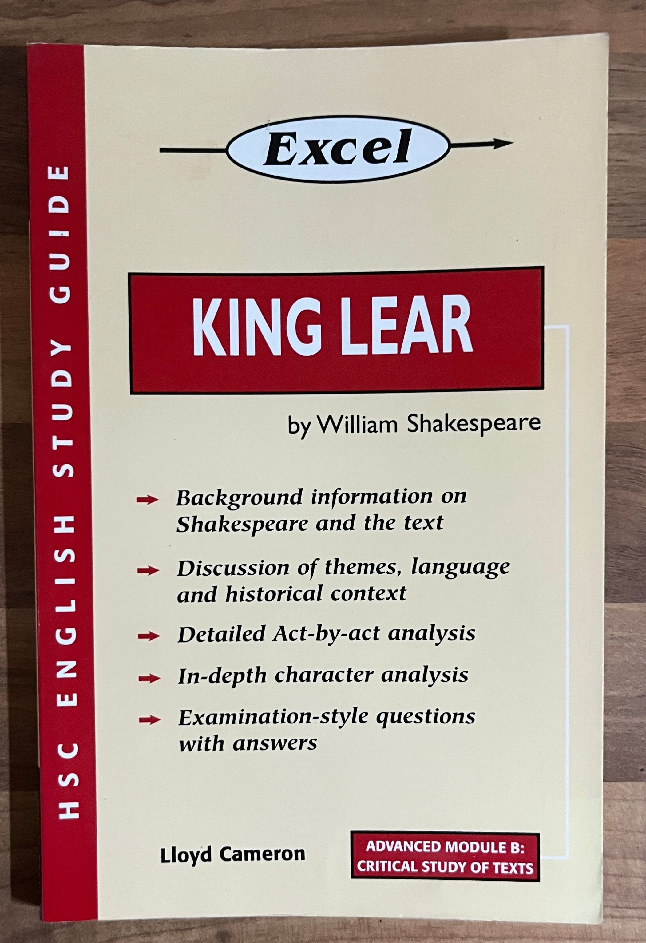 Excel HSC English Study Guide: King Lear by William Shakespeare – T's ...
