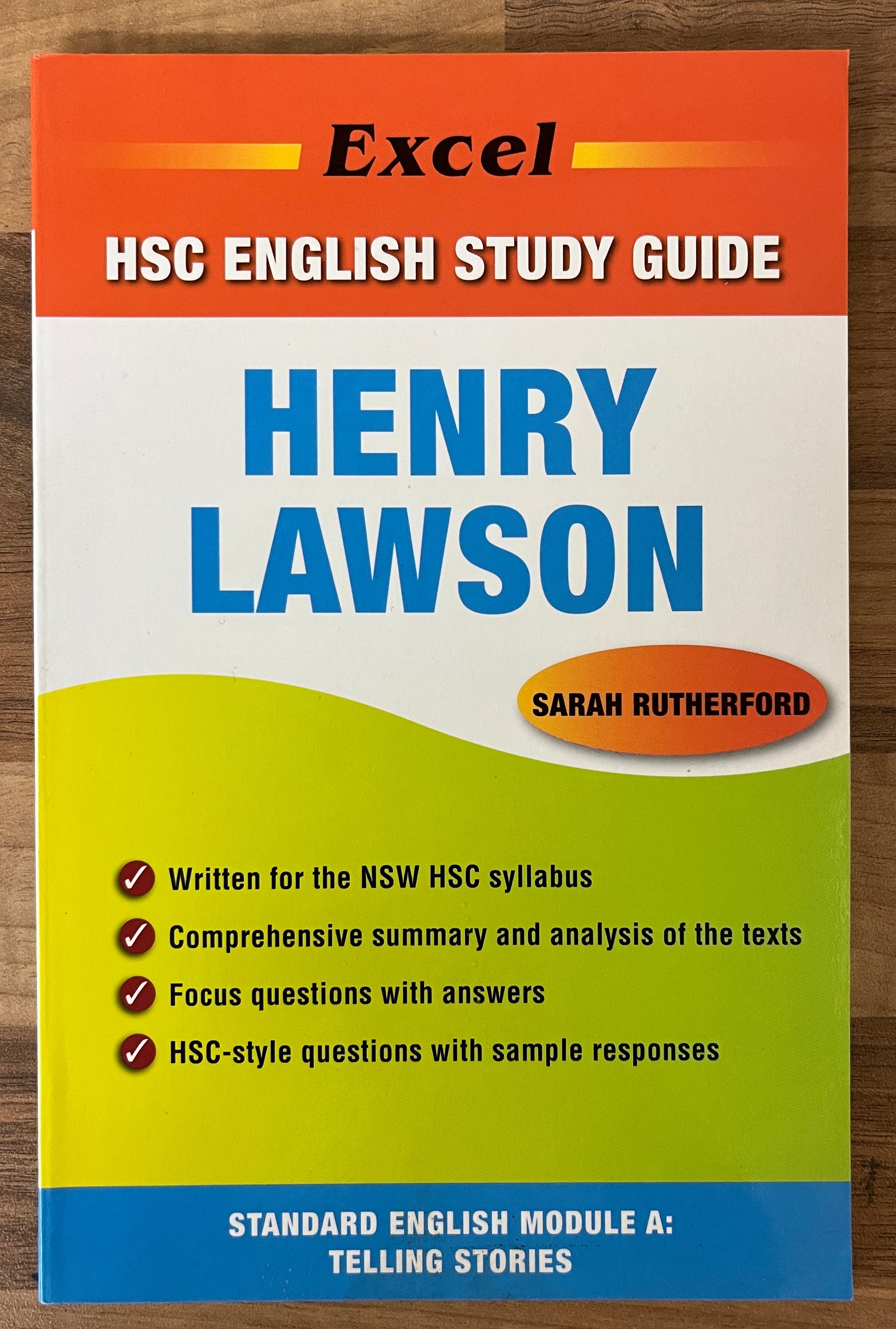 Excel HSC English Study Guide: Henry Lawson by Sarah Rutherford – T's ...