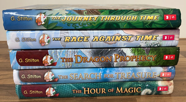 5 x Geronimo Stilton: Journey Through Time (1,3), Kingdom of Fantasy ...