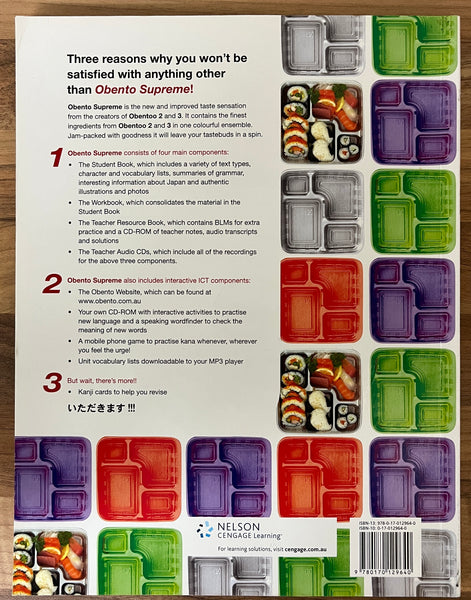 Obento Supreme Student Book +CD, 2006 by Ayako Fukunaga et al - T's Textbooks