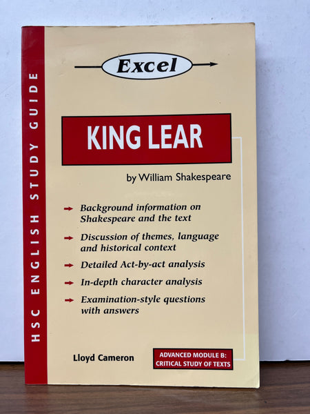 Excel HSC English Study Guide: King Lear by William Shakespeare - T's ...