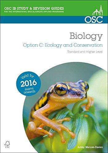 IB Biology Option C Ecology and Conservation - Ashby Merson Davies - T ...