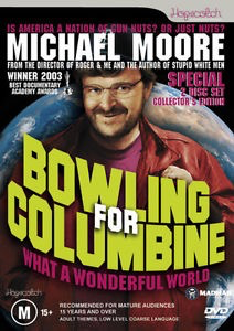 Bowling For Columbine (Michael Moore Documentary) DVD - T's Textbooks